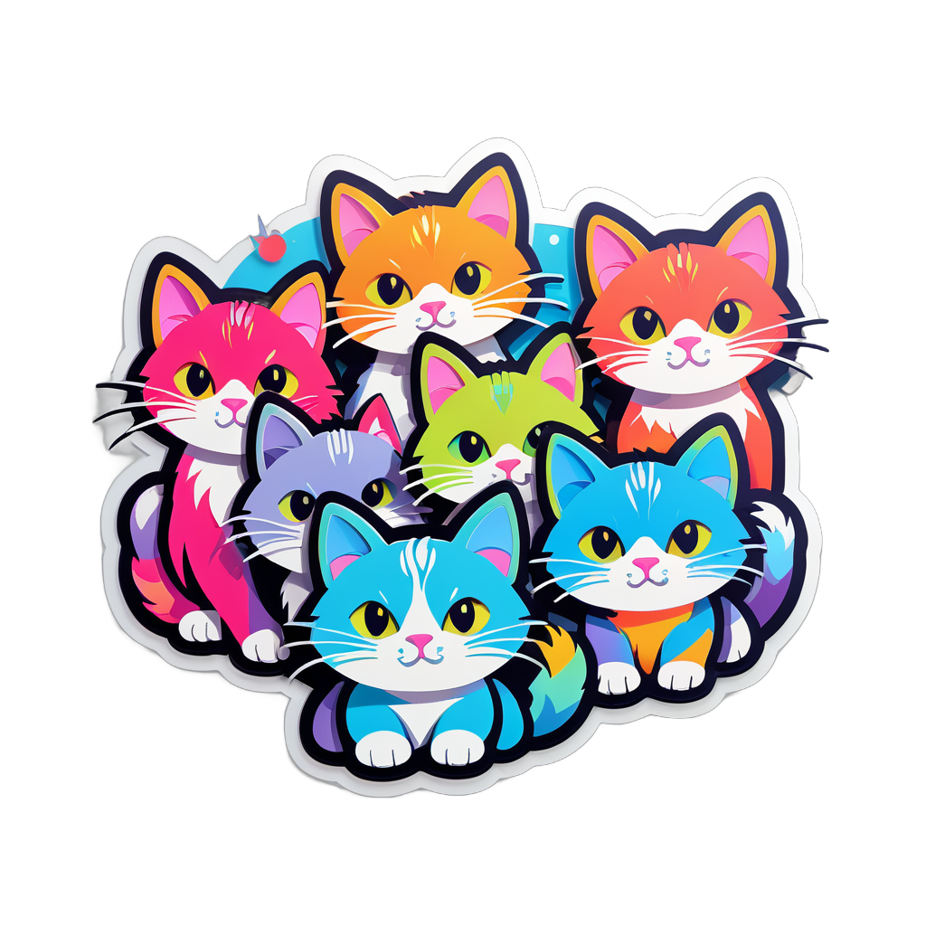 I Made An AI Sticker Of Laser Cats