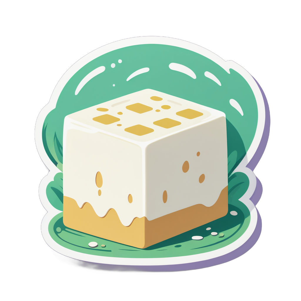 I made an AI sticker of Tofu