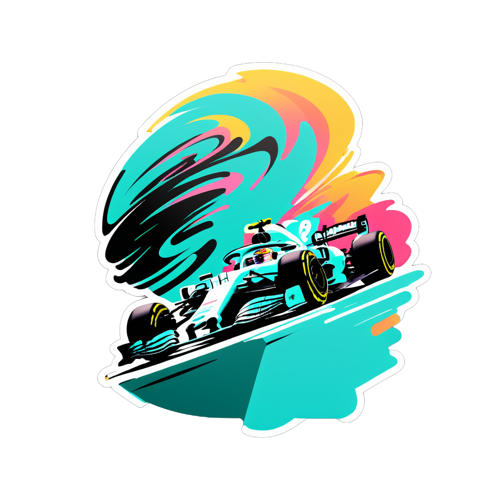 I made an AI sticker of Lewis Hamilton hammer time