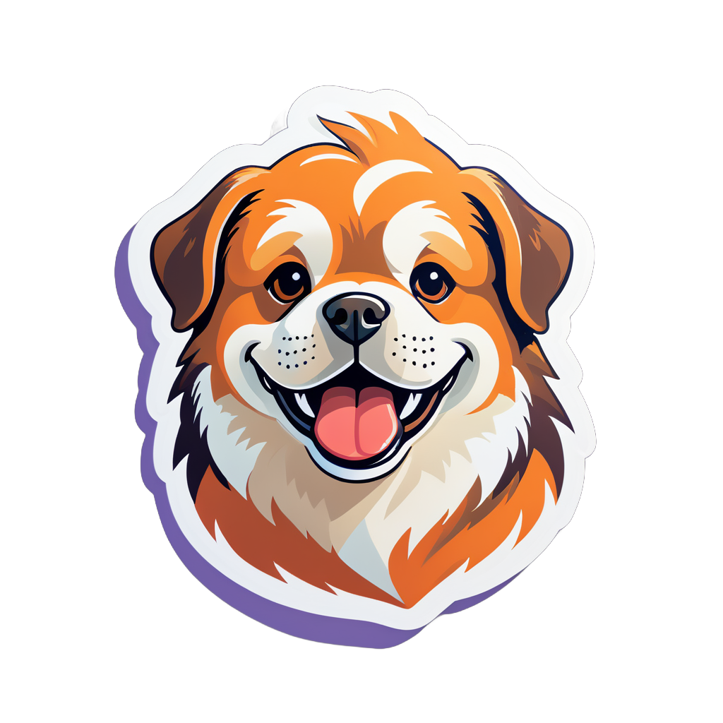 I made an AI sticker of dog