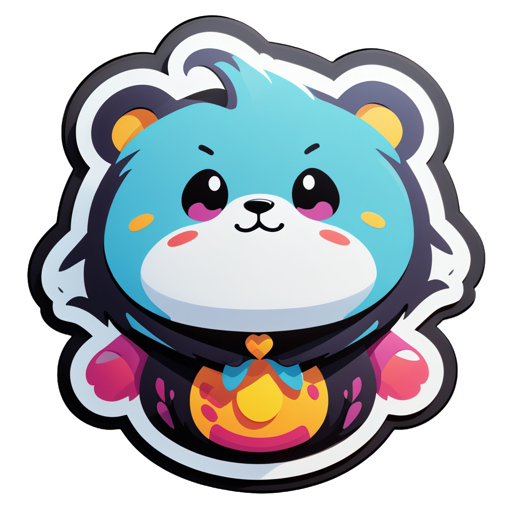 I made an AI sticker of bubu