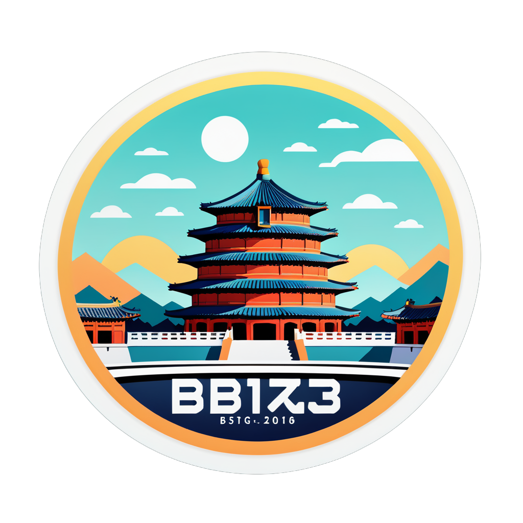 I made an AI sticker of beijing