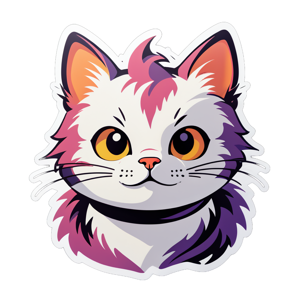 I made an AI sticker of cat