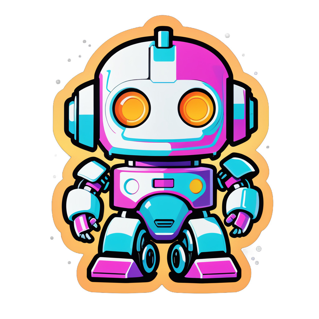 I made an AI sticker of gpt robot