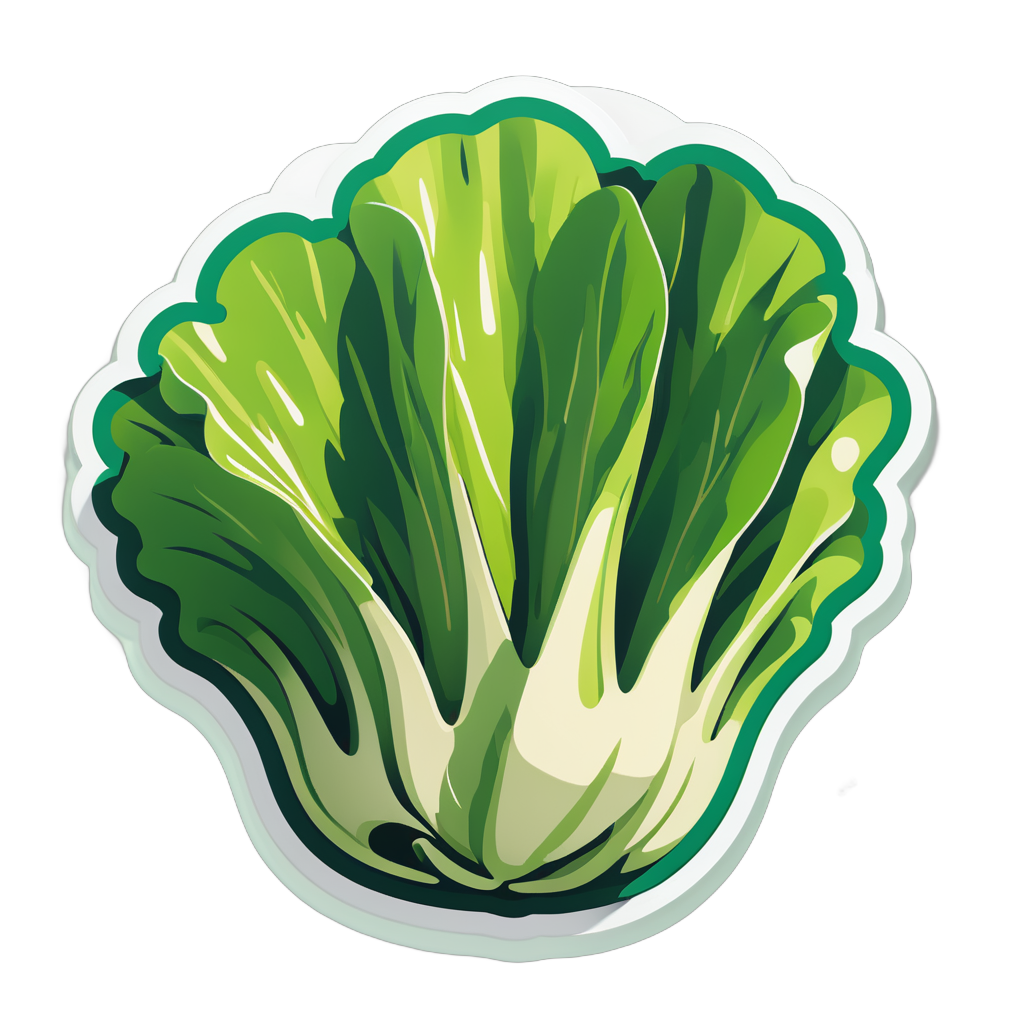 I made an AI sticker of lettuce
