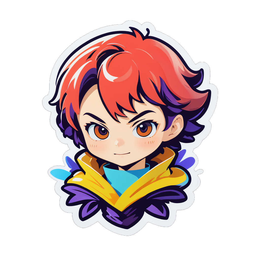 I made an AI sticker of Moeke