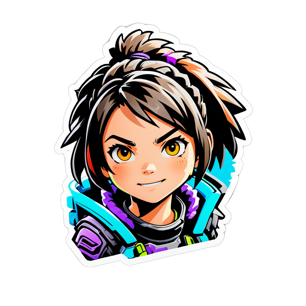 I made an AI sticker of apex legends