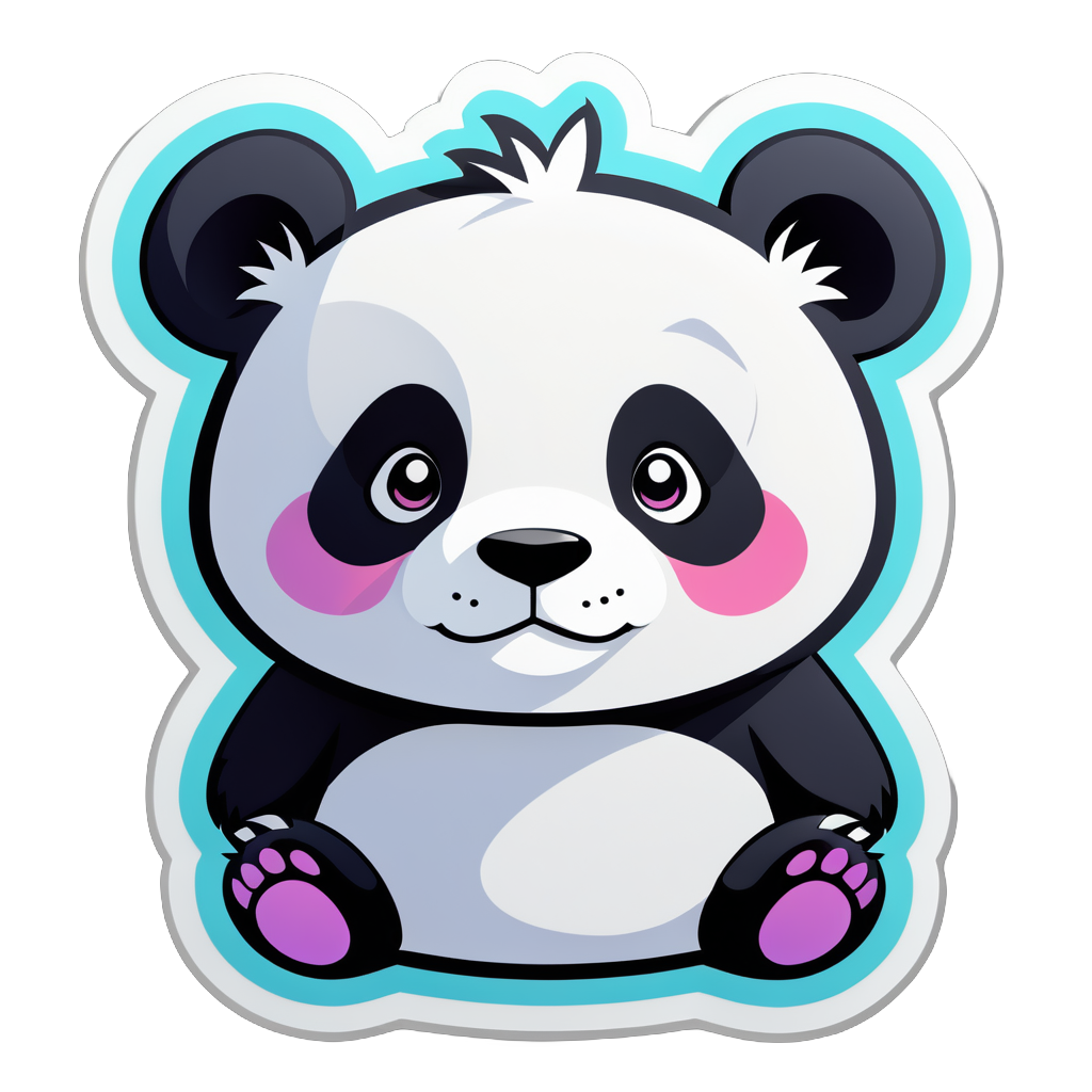 I made an AI sticker of panda