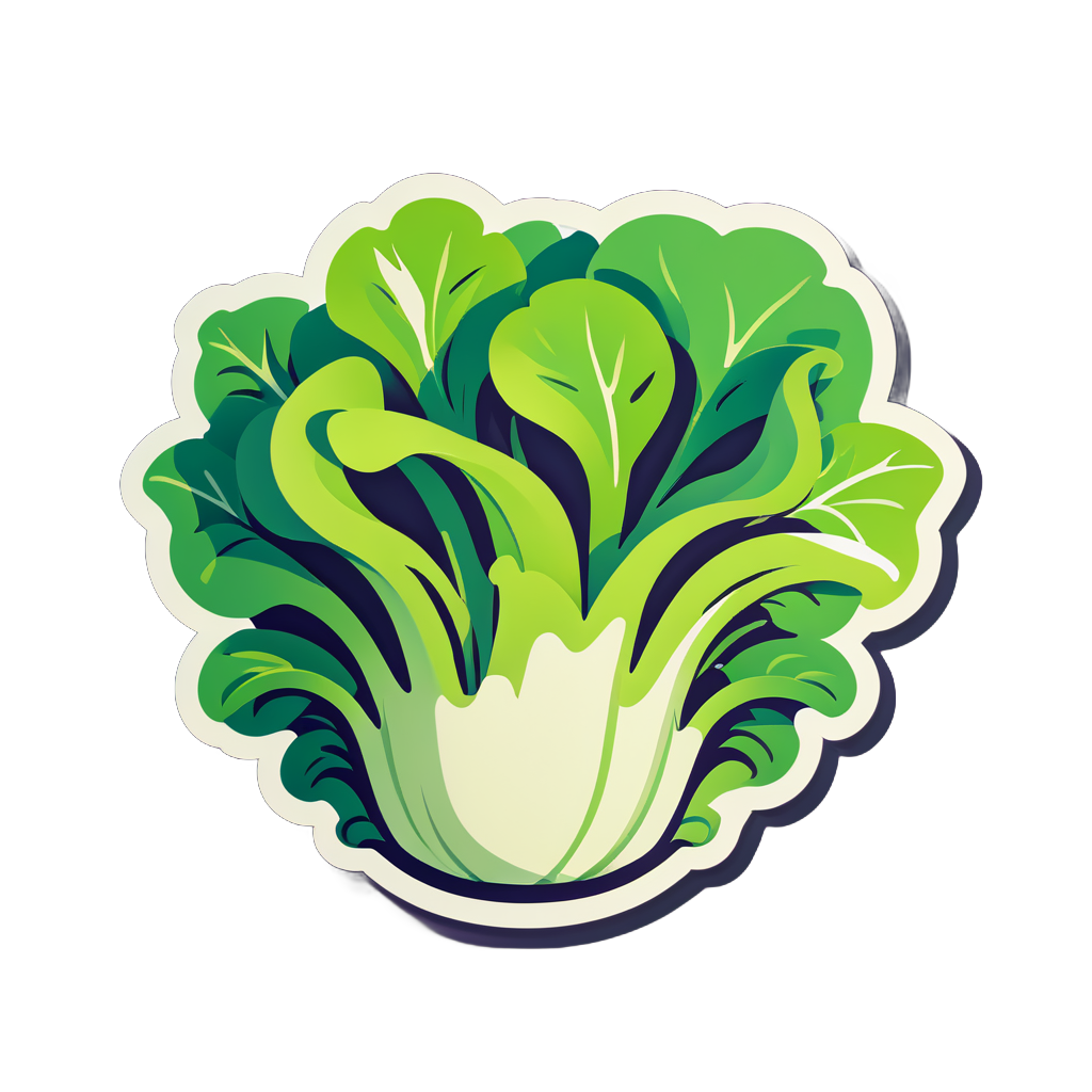 I made an AI sticker of lettuce