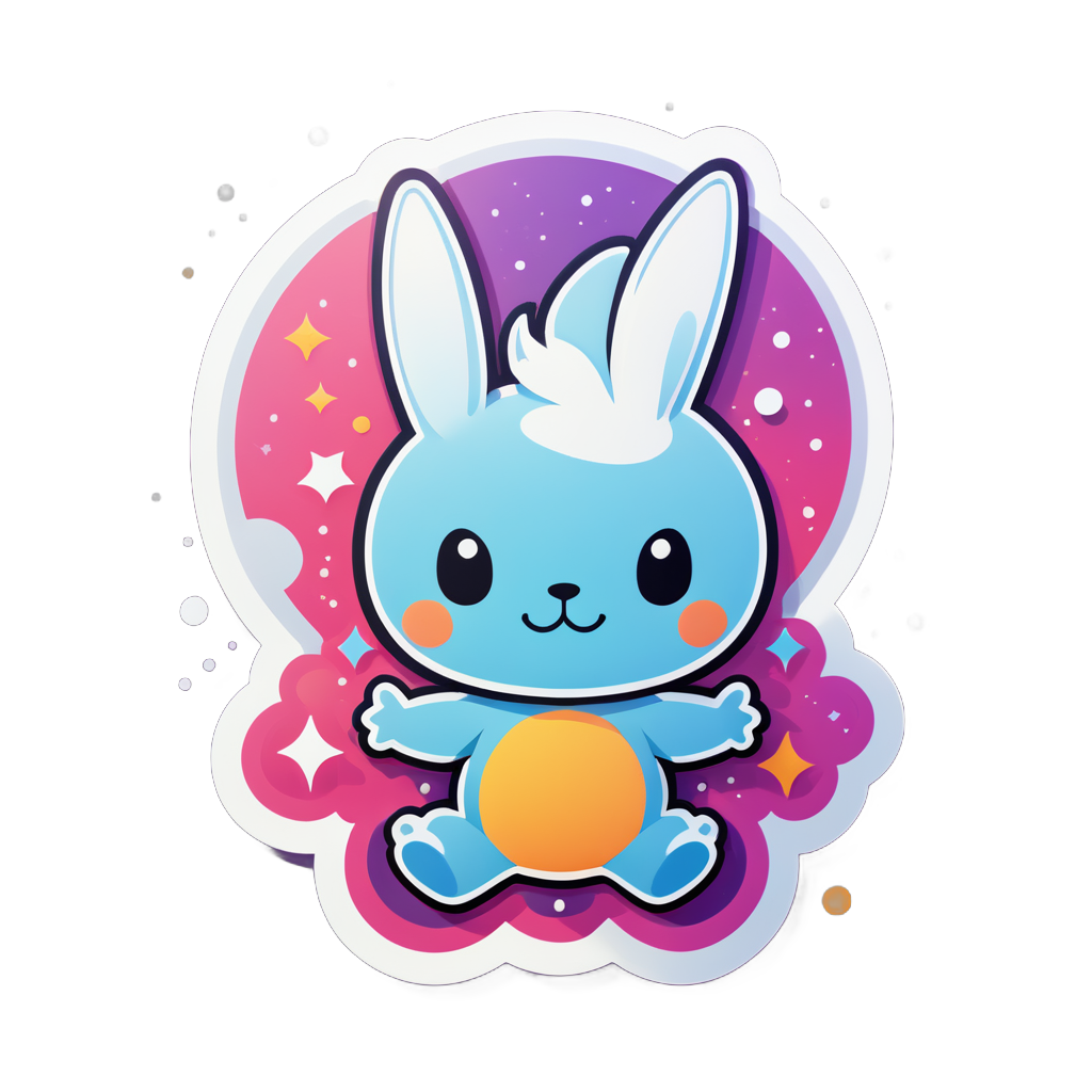 I made an AI sticker of rebbit
