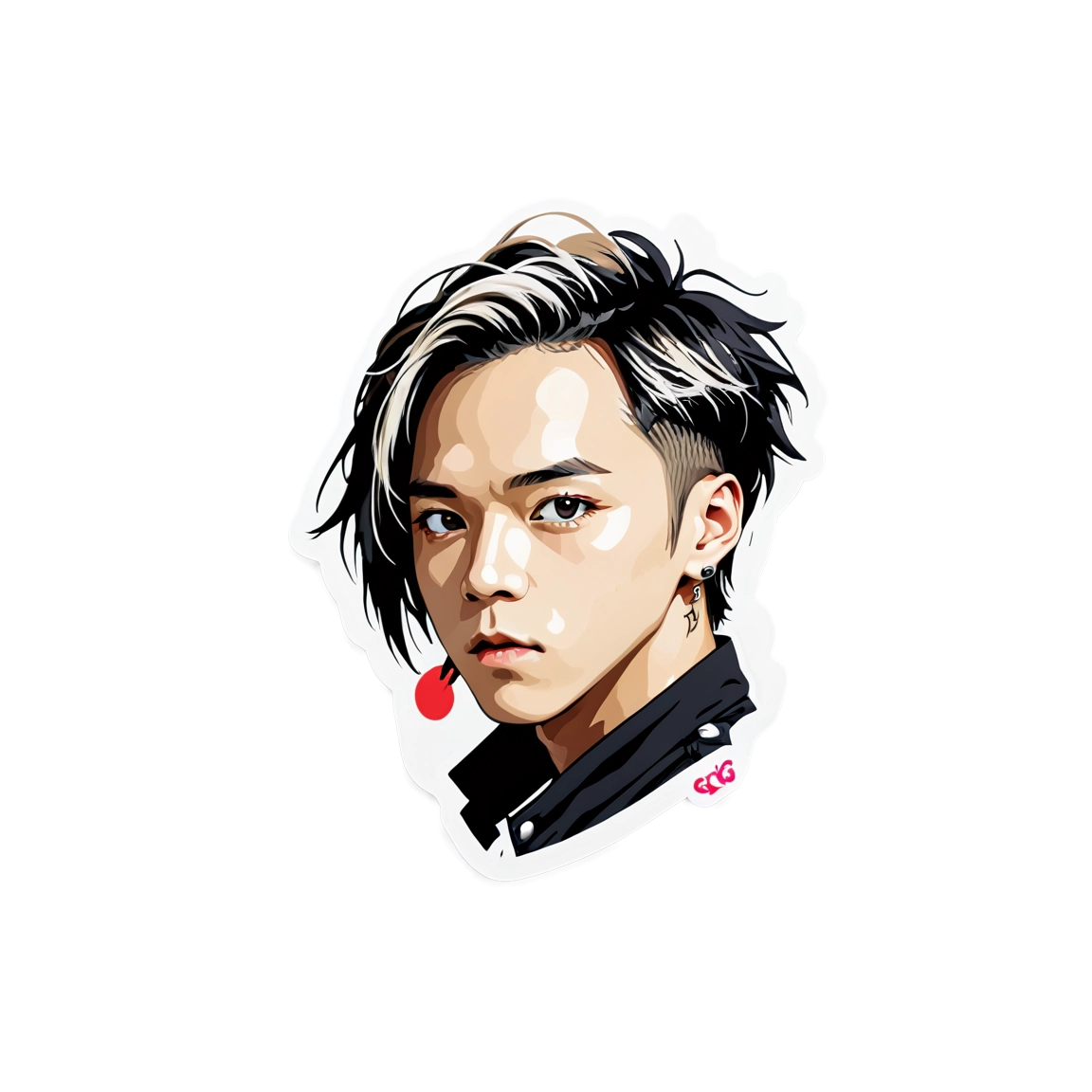 I made an AI sticker of G-Dragon