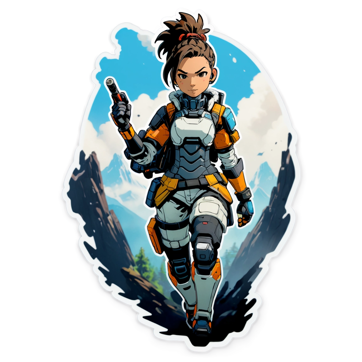 I made an AI sticker of apex legend
