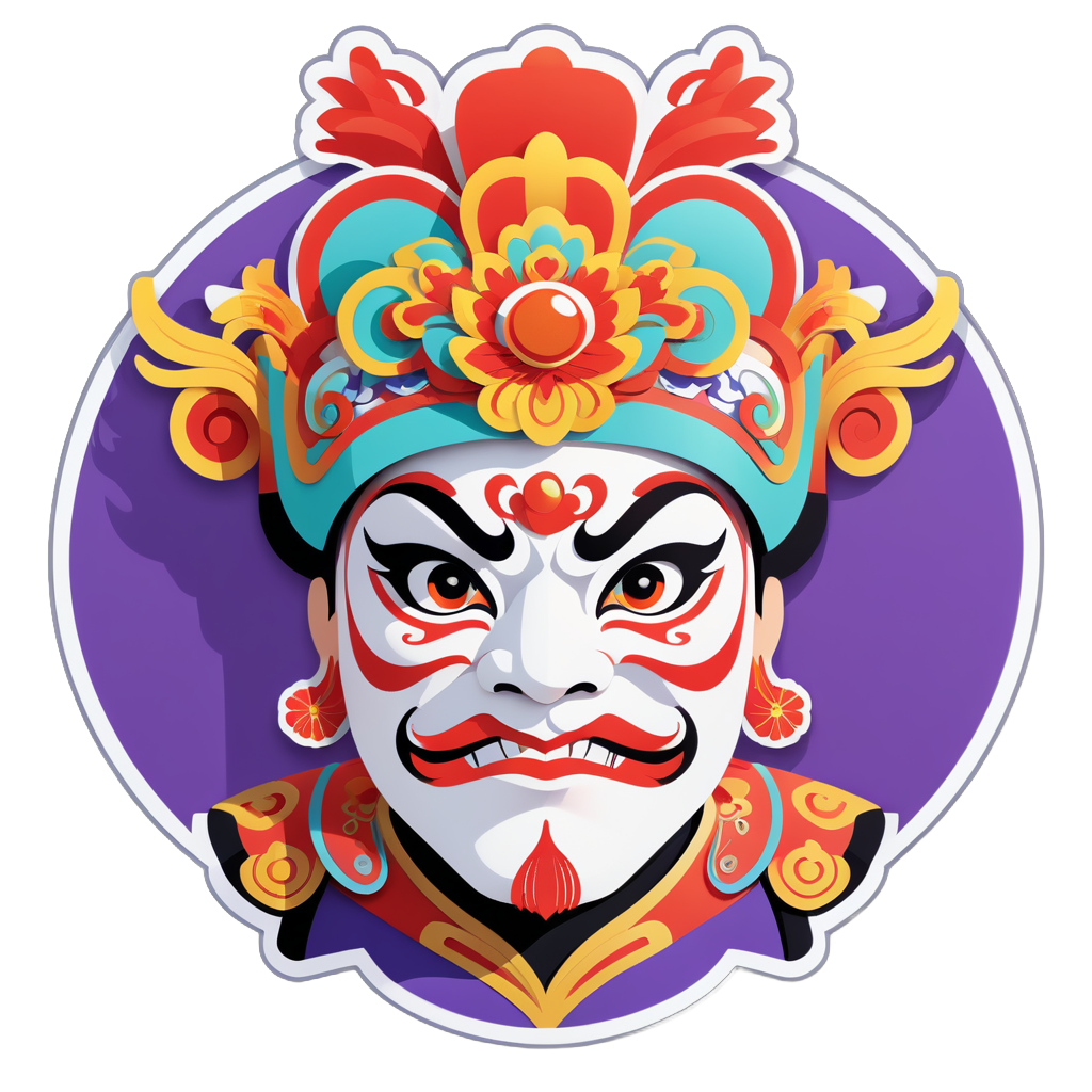 I made an AI sticker of Beijing opera