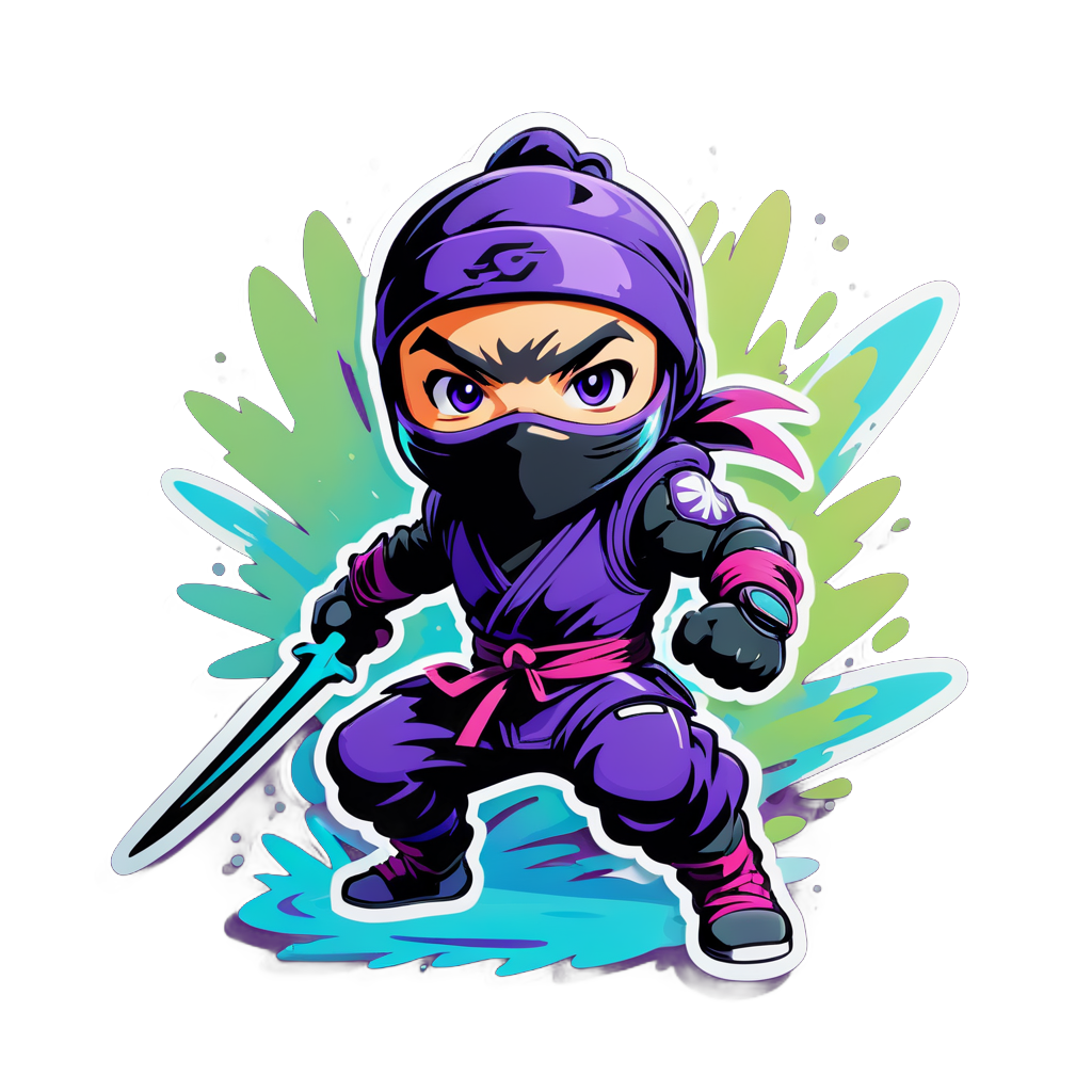I made an AI sticker of ninja speed
