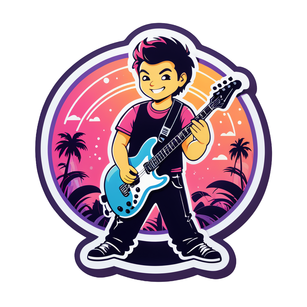 I Made An AI Sticker Of Cover Band