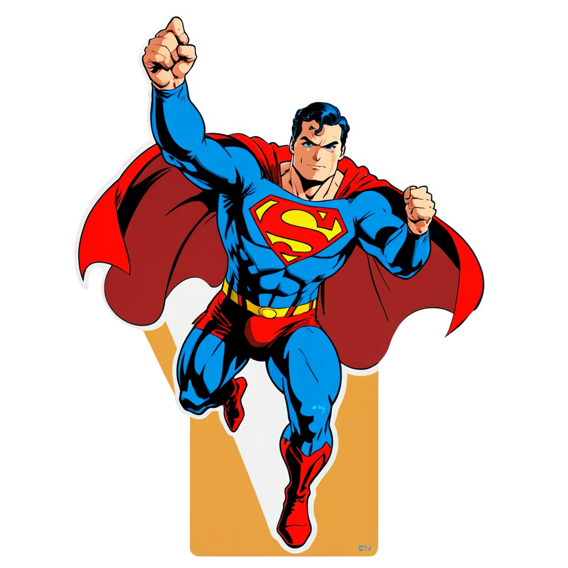 I made an AI sticker of superman