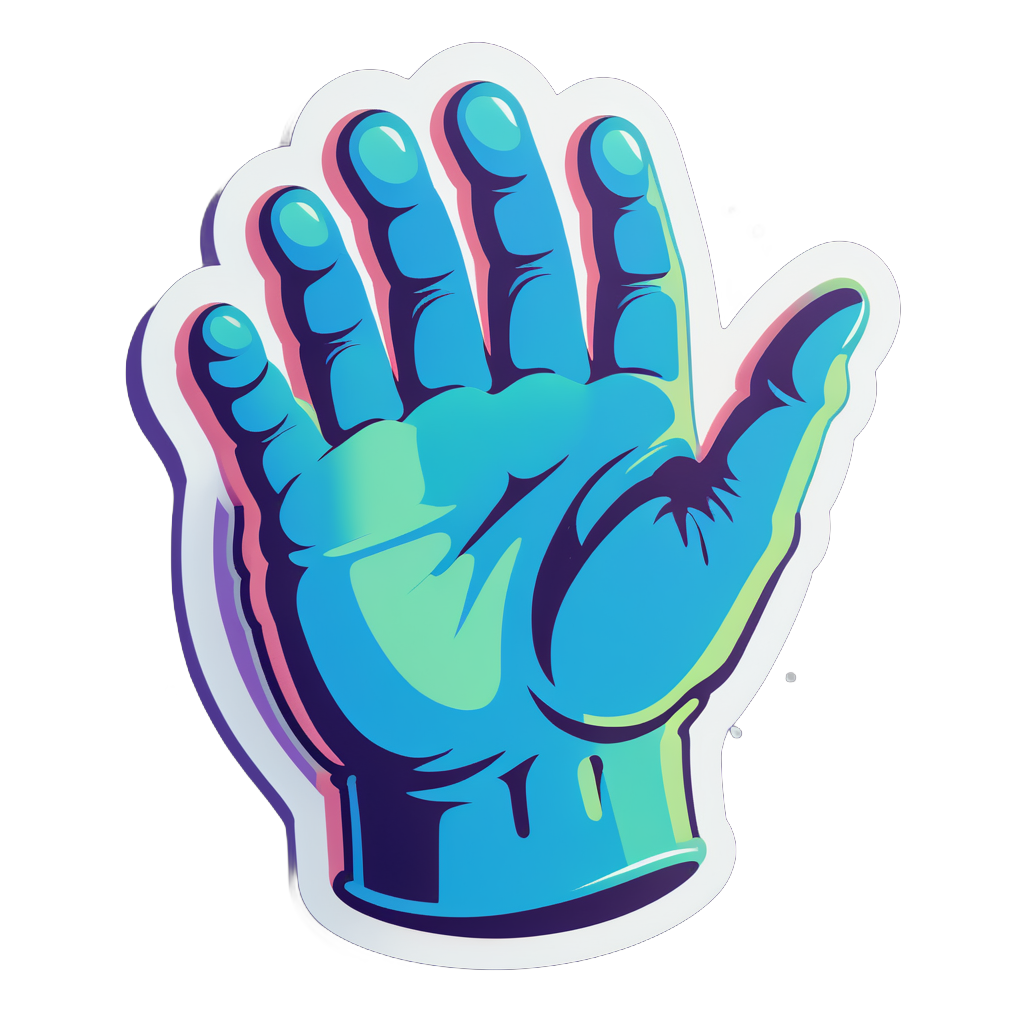 I made an AI sticker of the Invisible Hand
