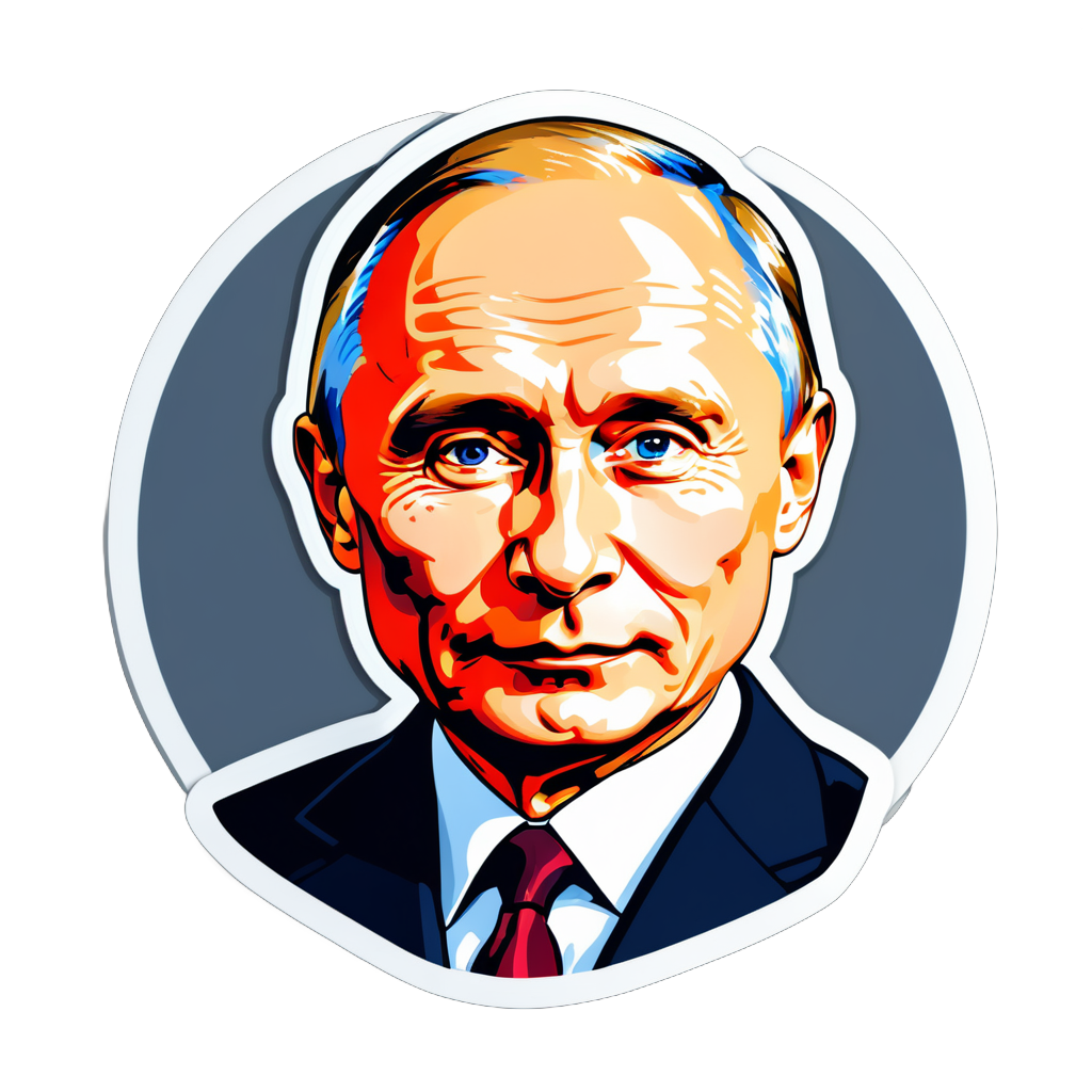 I made an AI sticker of putin