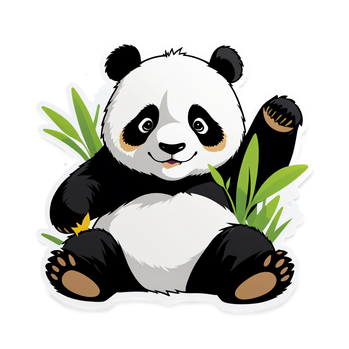 I made an AI sticker of panda