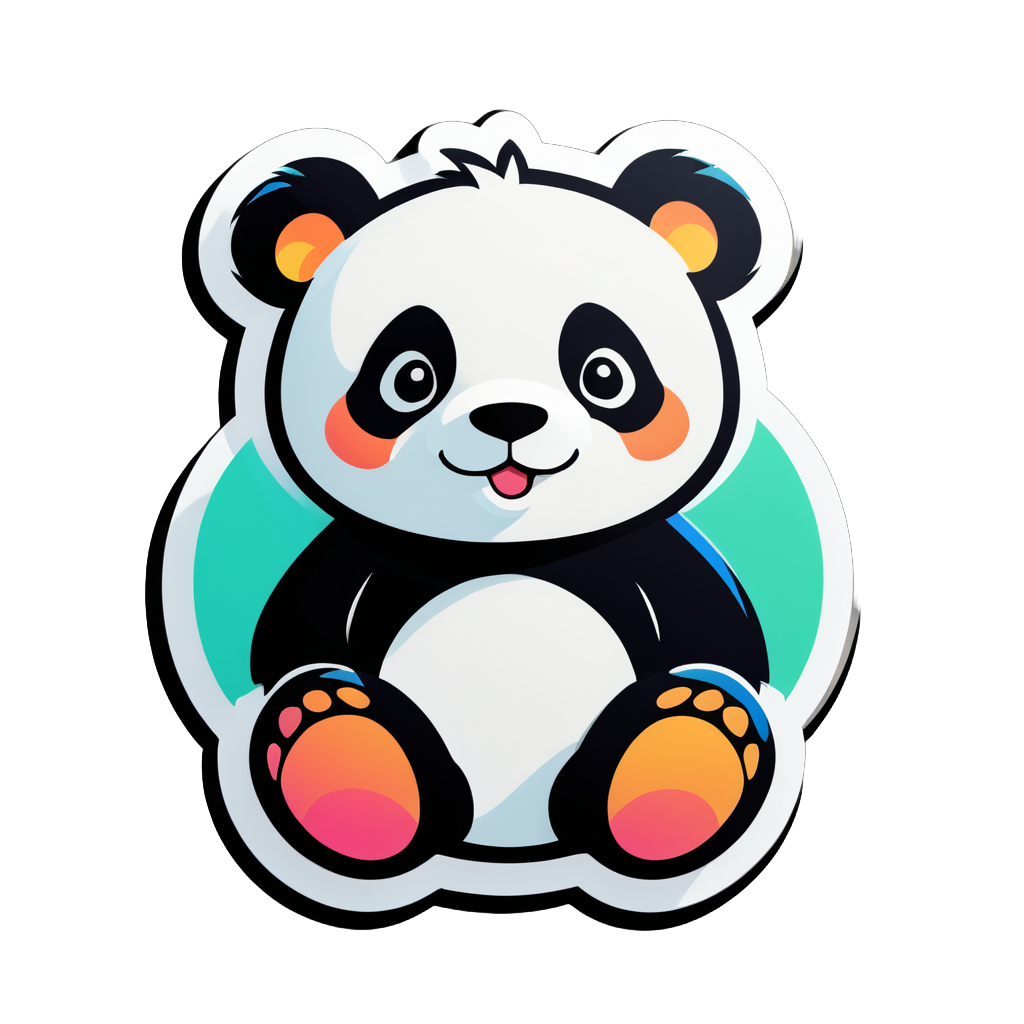 I made an AI sticker of panda