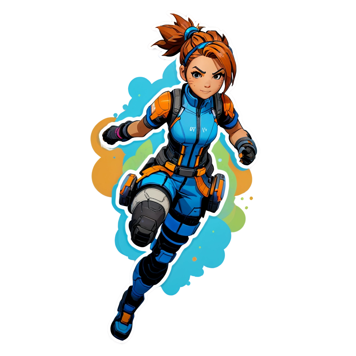 I made an AI sticker of Apex Legends Wattson