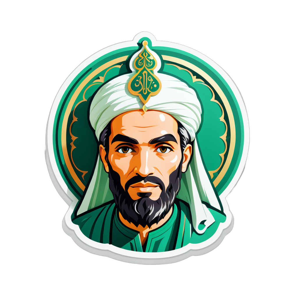 I made an AI sticker of The prophet, muhammad