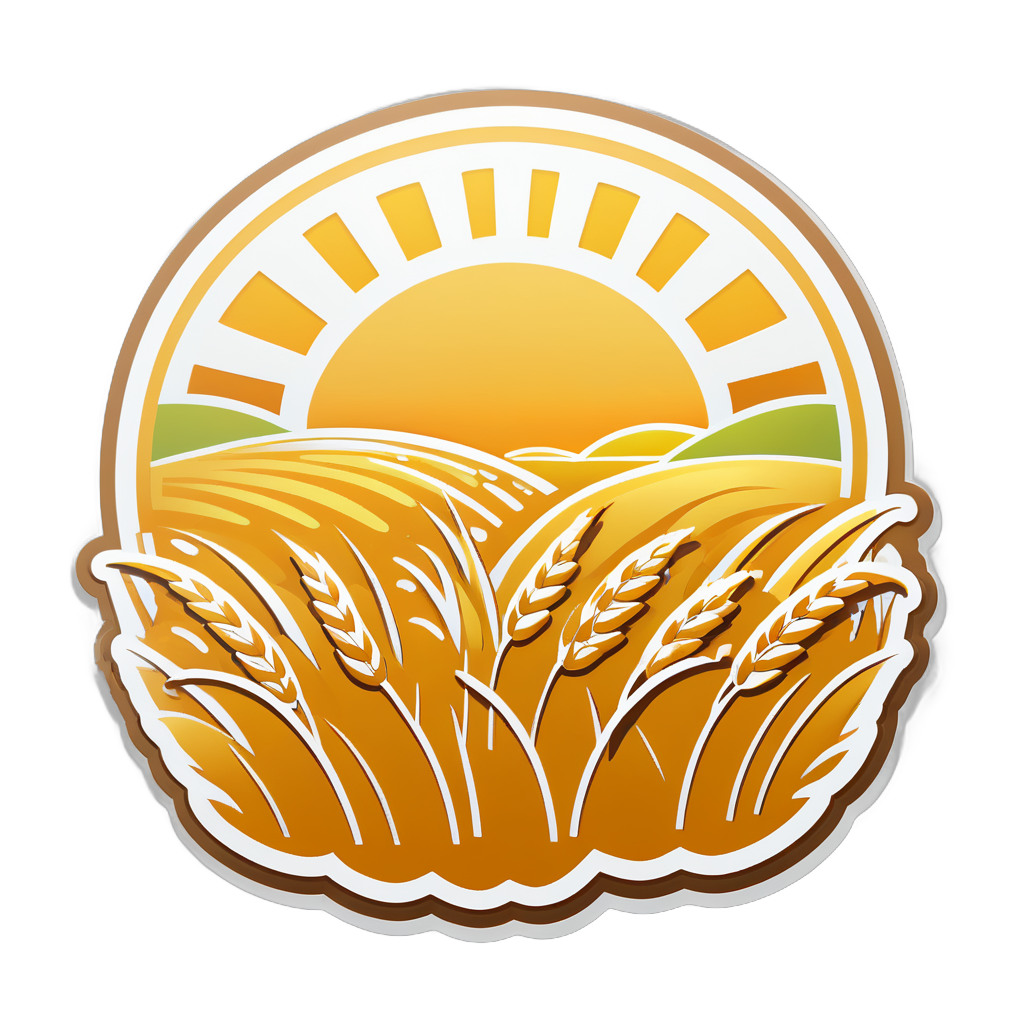 I made an AI sticker of wheat field