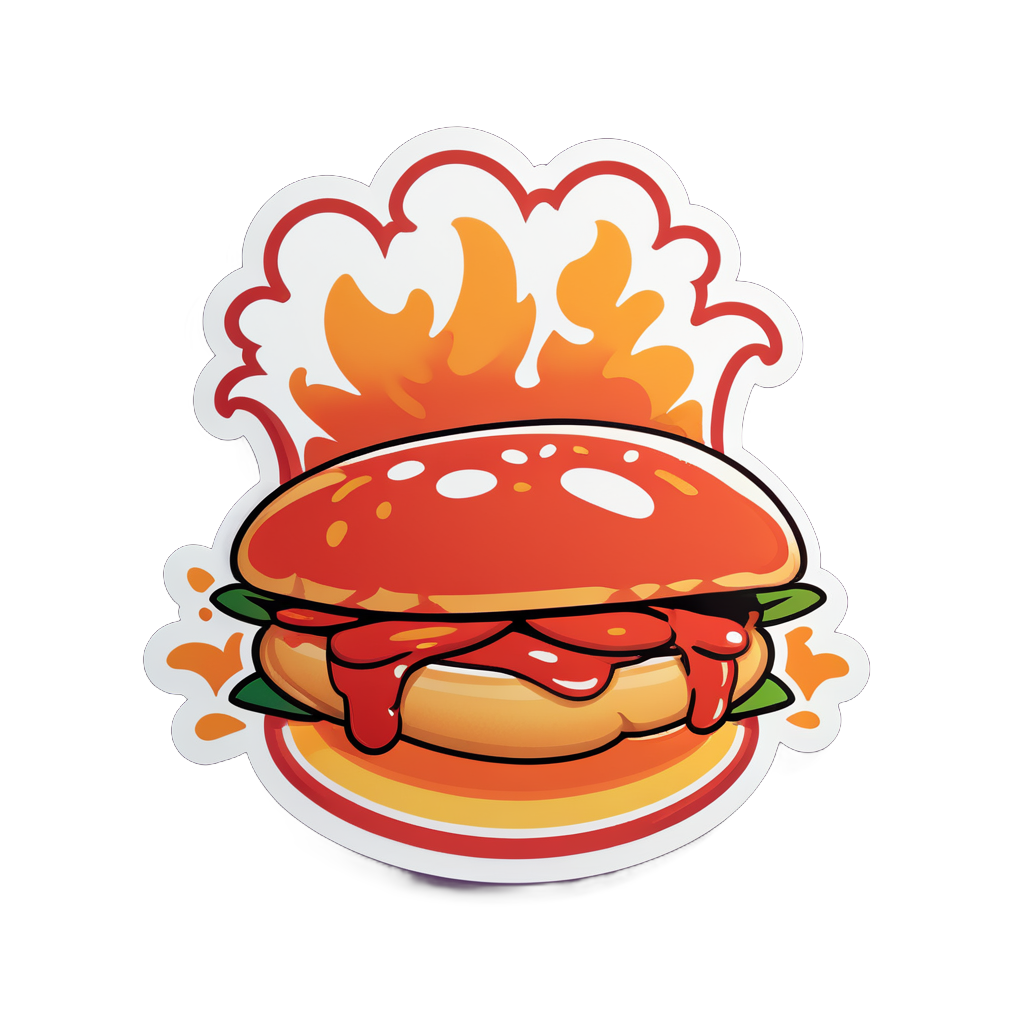 I made an AI sticker of Chili Chicken