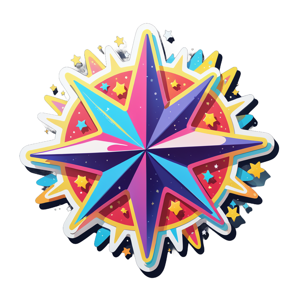 I made an AI sticker of great star