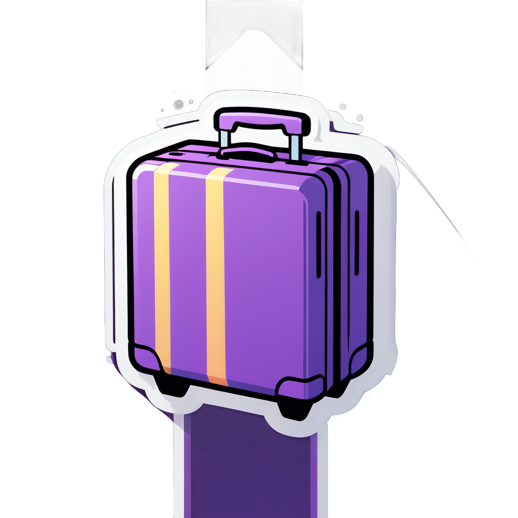 I made an AI sticker of laggage