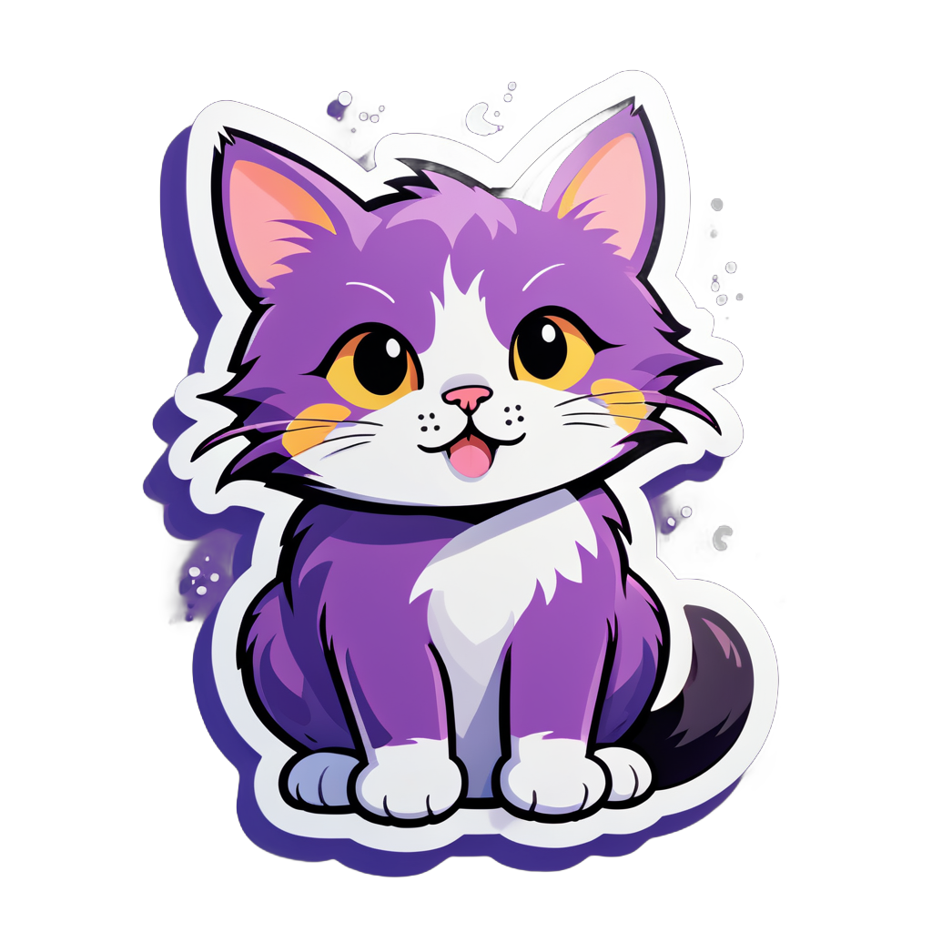 I made an AI sticker of cat