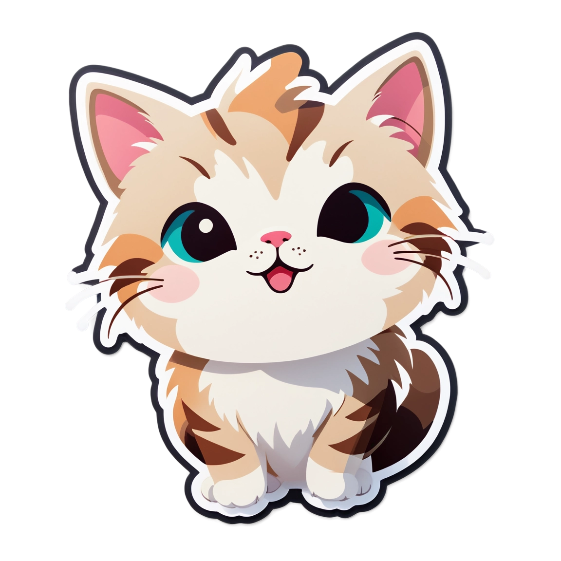 I made an AI sticker of cat