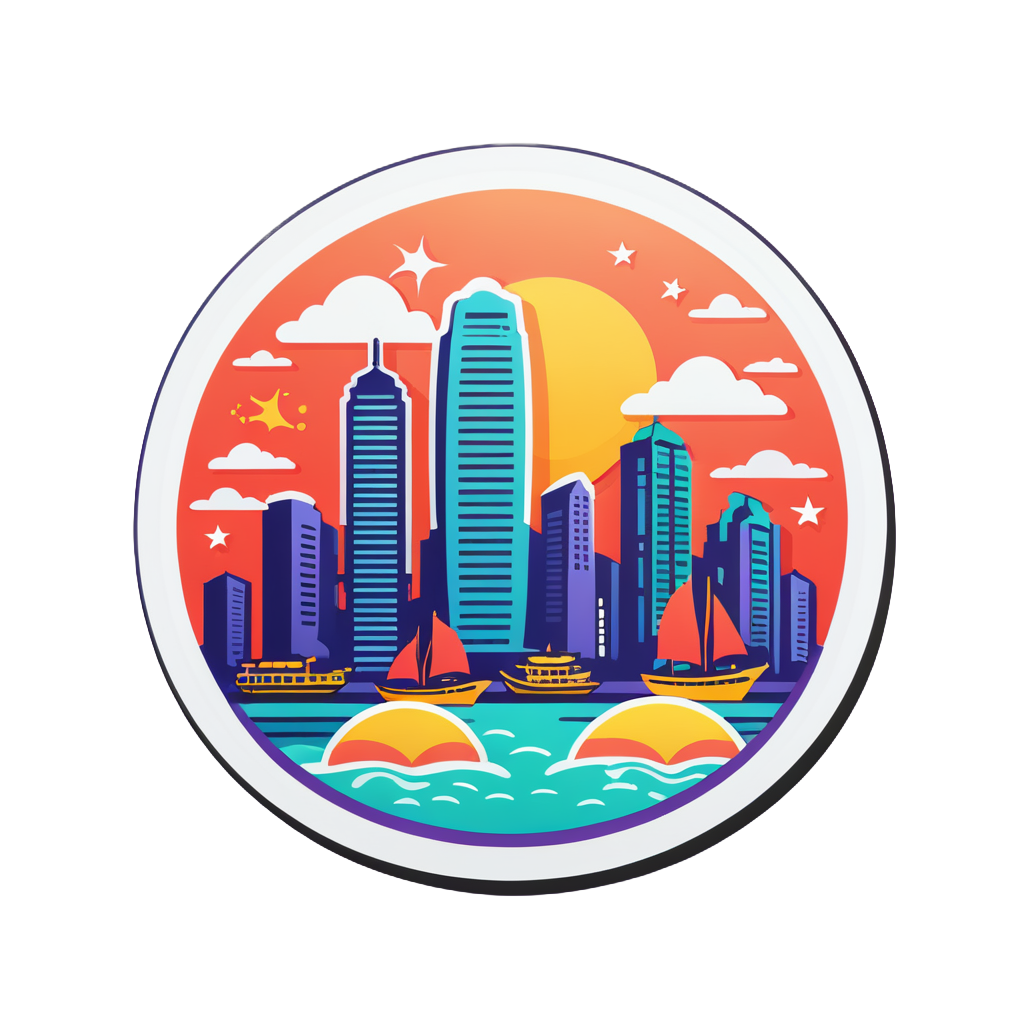 I made an AI sticker of hong kong