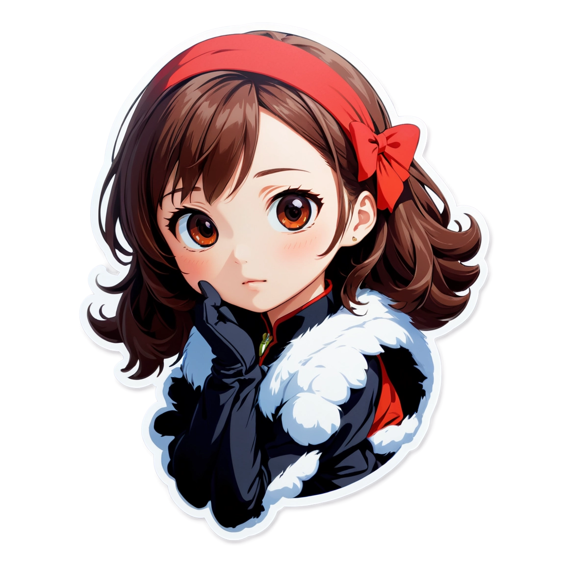 I made an AI sticker of meiko