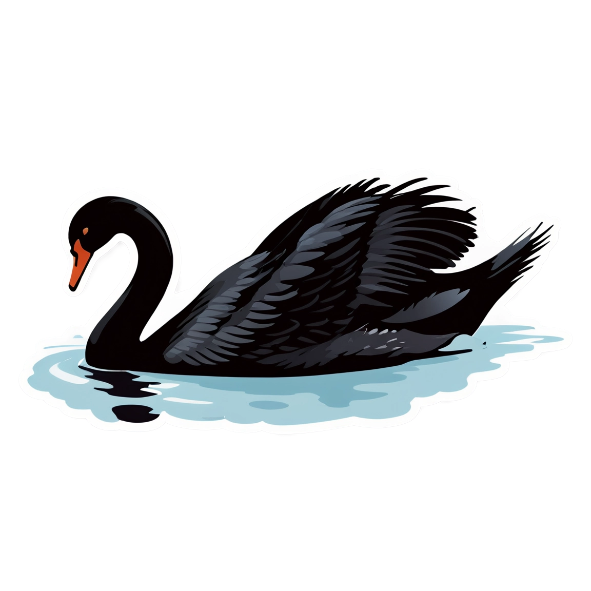 I made an AI sticker of Black Swan