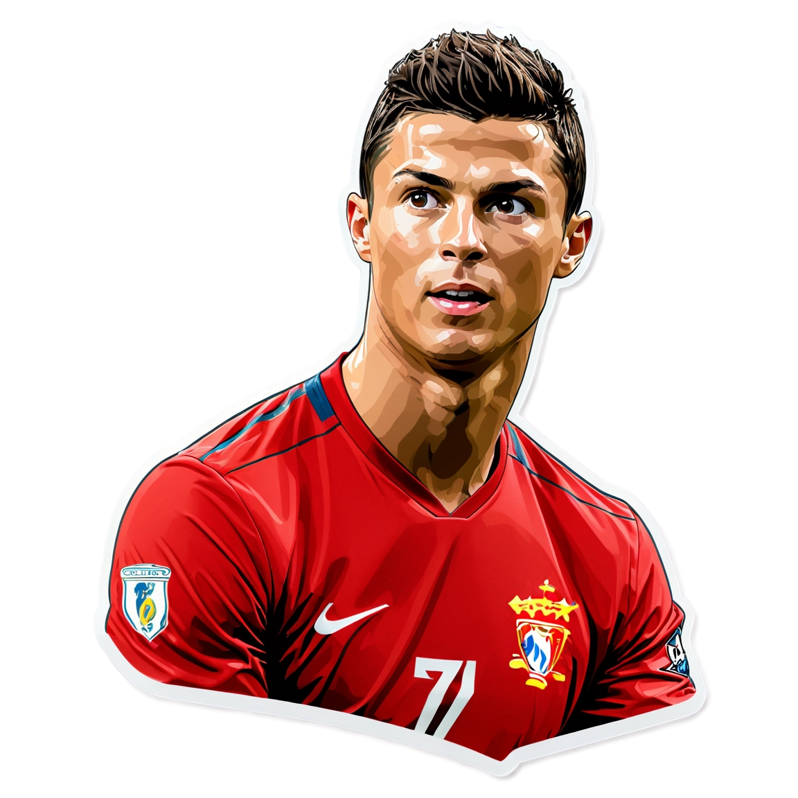 I made an AI sticker of Cristiano Ronaldo