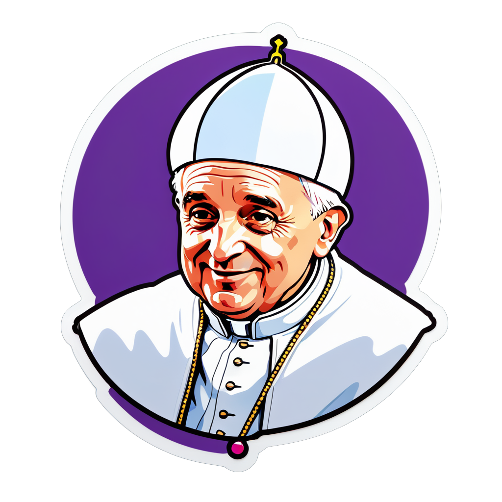 I Made An AI Sticker Of Pope Meme
