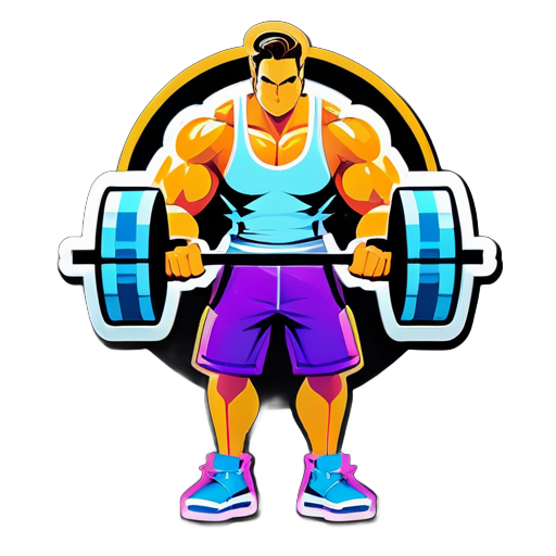 I made an AI sticker of Gaming gym guy