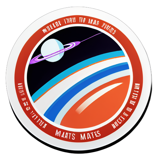 I made an AI sticker of NASA mission to mars