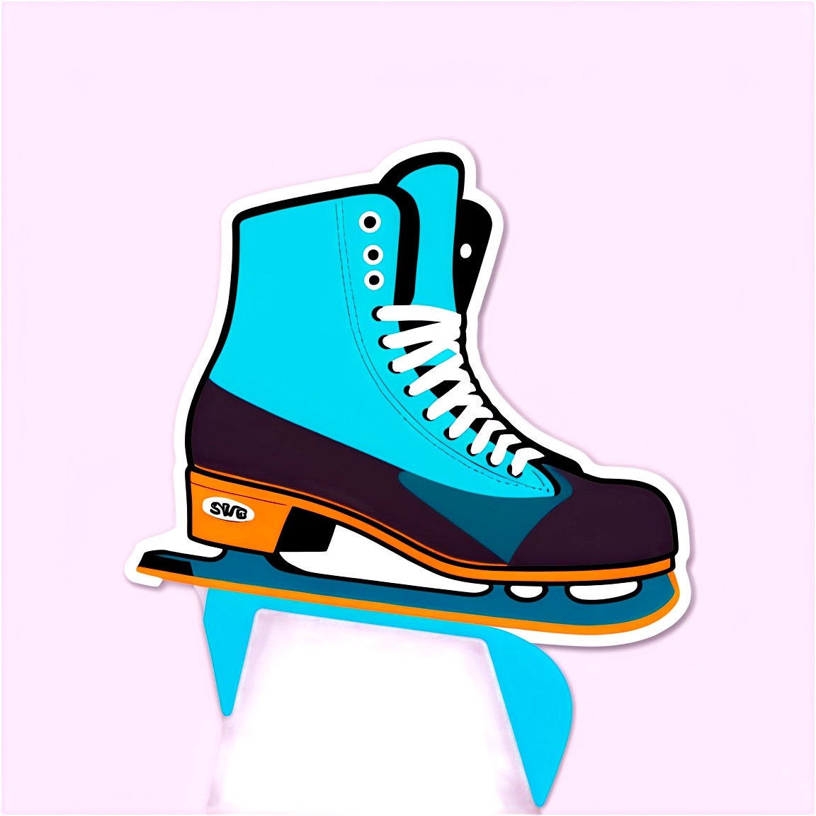 I made an AI sticker of Skate