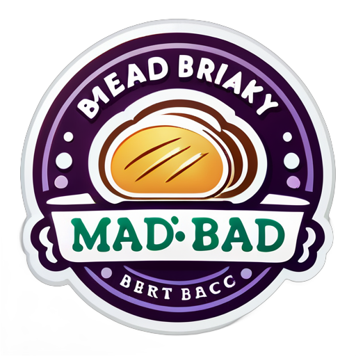 I made an AI sticker of Magic Bread bakery logo