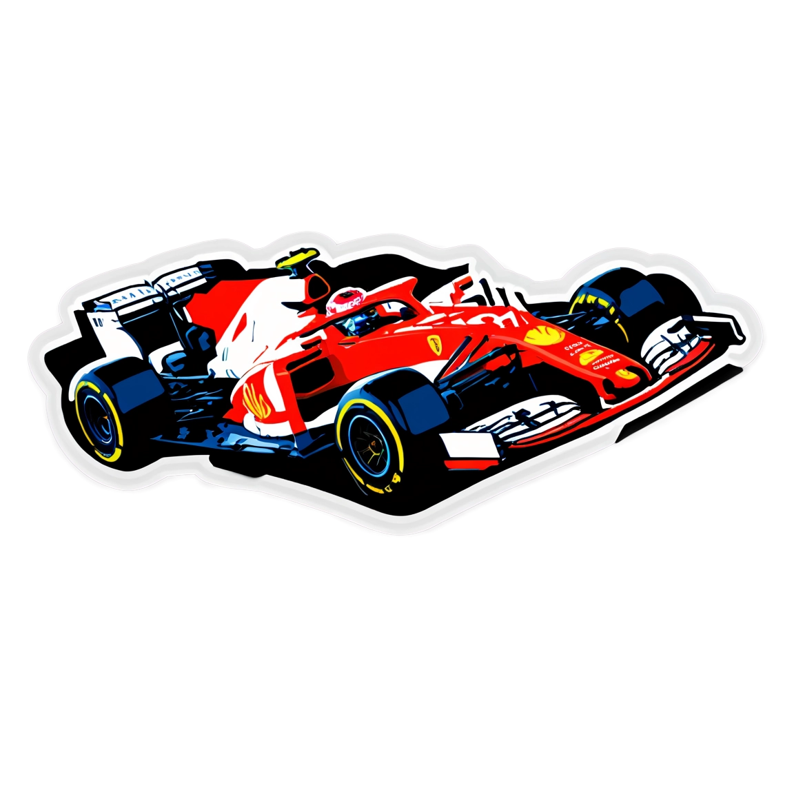 I made an AI sticker of f1