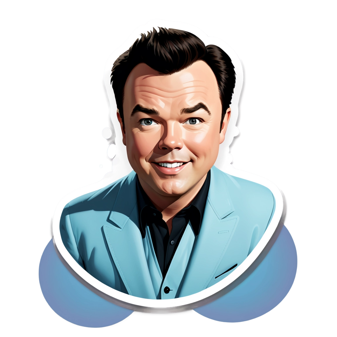 I made an AI sticker of seth macfarlane