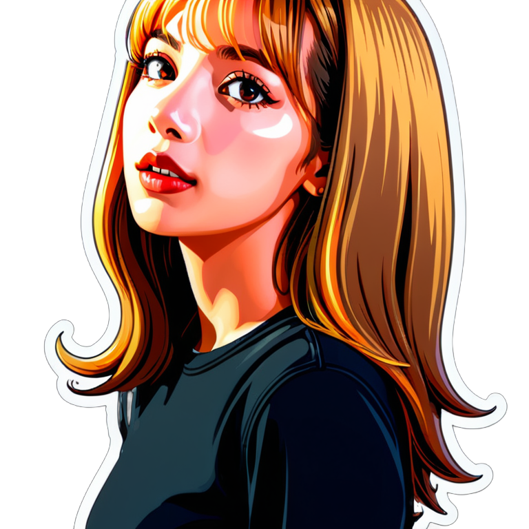 I made an AI sticker of lisa