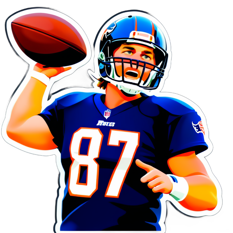 I made an AI sticker of NFL