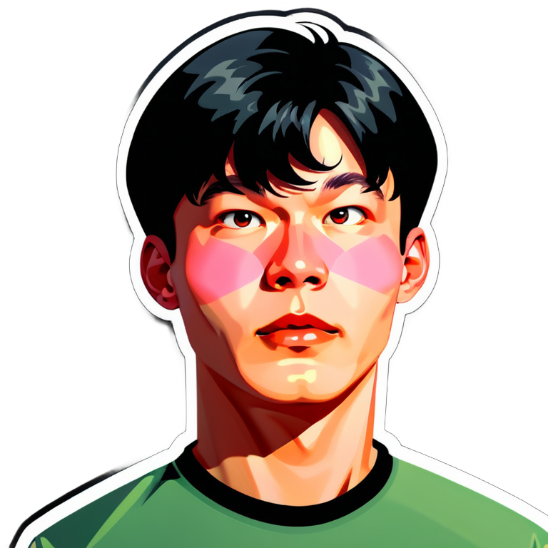I made an AI sticker of face