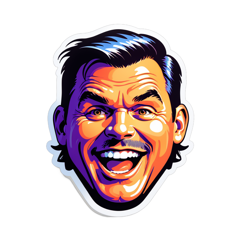 I made an AI sticker of hello mike