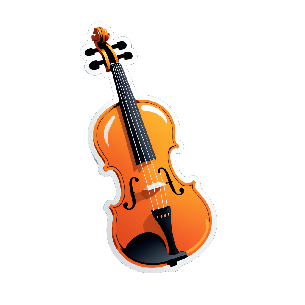 I made an AI sticker of violin