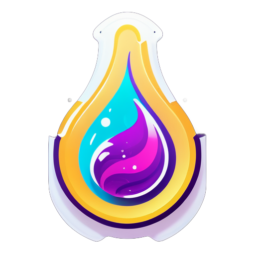 I made an AI sticker of elixir lang