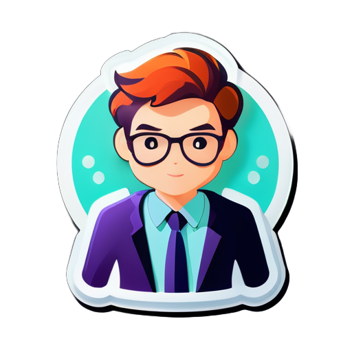 I made an AI sticker of IT professional